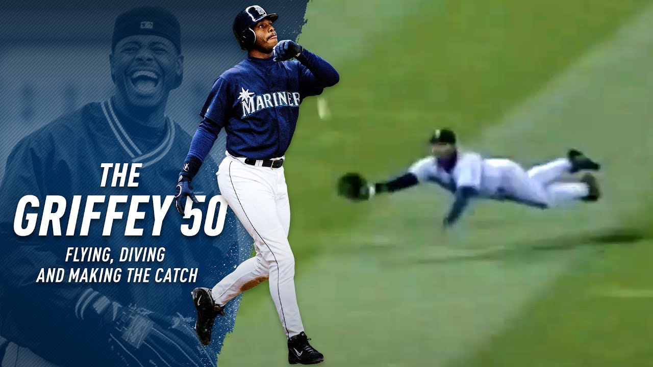 The Griffey 50 | Flying, Diving and Making the Catch - YouTube