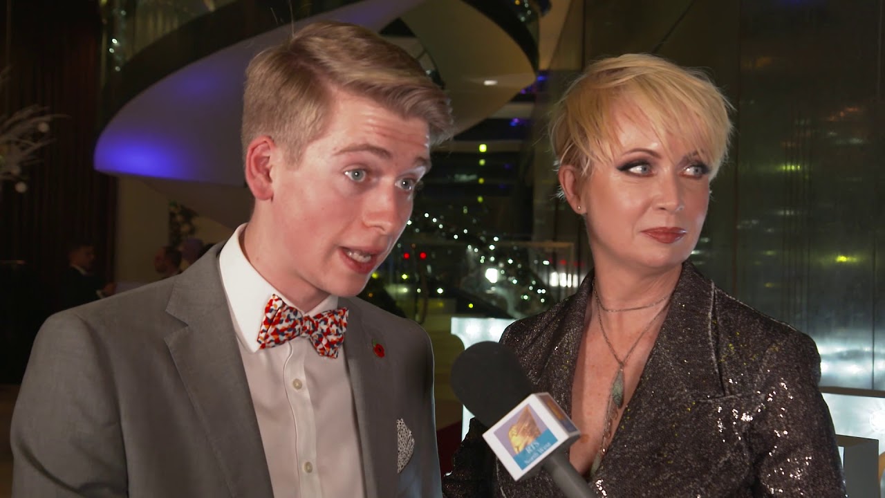 Richard Linnell & Lysette Anthony arrive on the red carpet for the ...