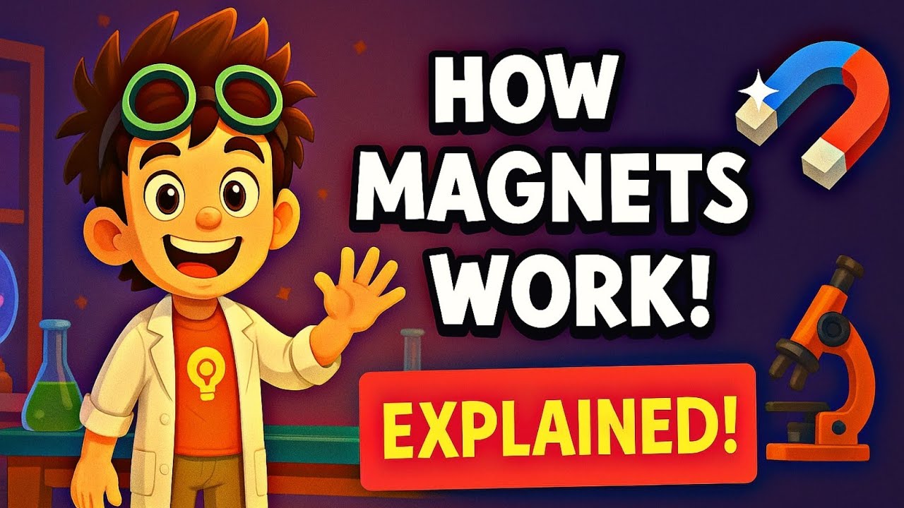 How Magnets Work Explained! 🧲 | Fun Science for Kids, Teens & Curious ...
