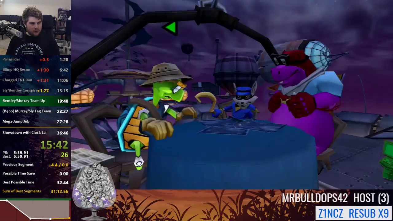 Sly 2 any% w/cheats speedrun in 32:29 - YouTube