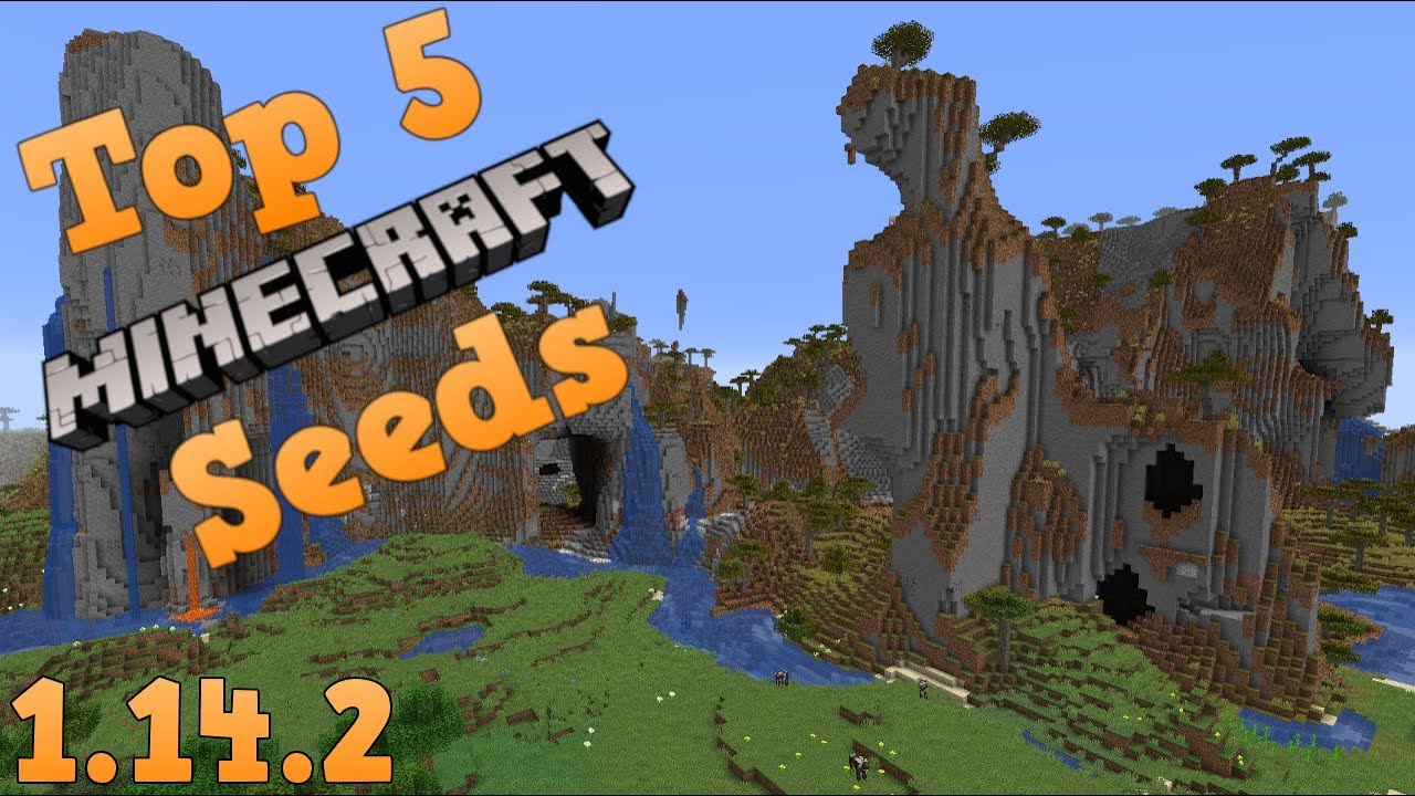 Top 5 EPIC Seeds for Minecraft 1.14.2 Village and Pillage Update [2019 ...
