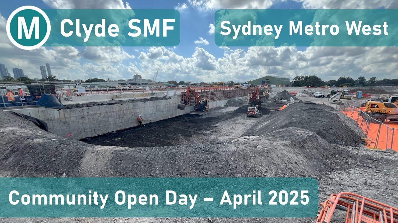 Clyde Stabling & Maintenance Facility | Sydney Metro West (April 2025 ...