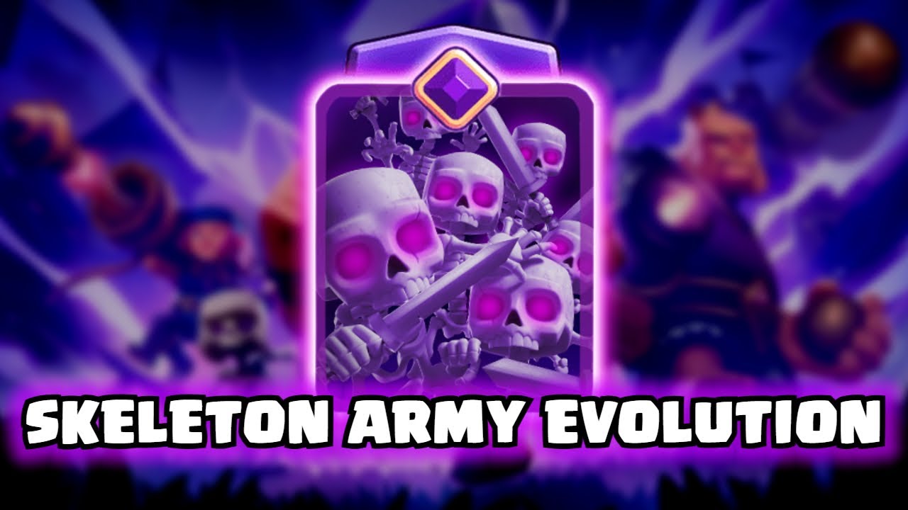Skeleton Army Evolution | Clash Royale - YouTube