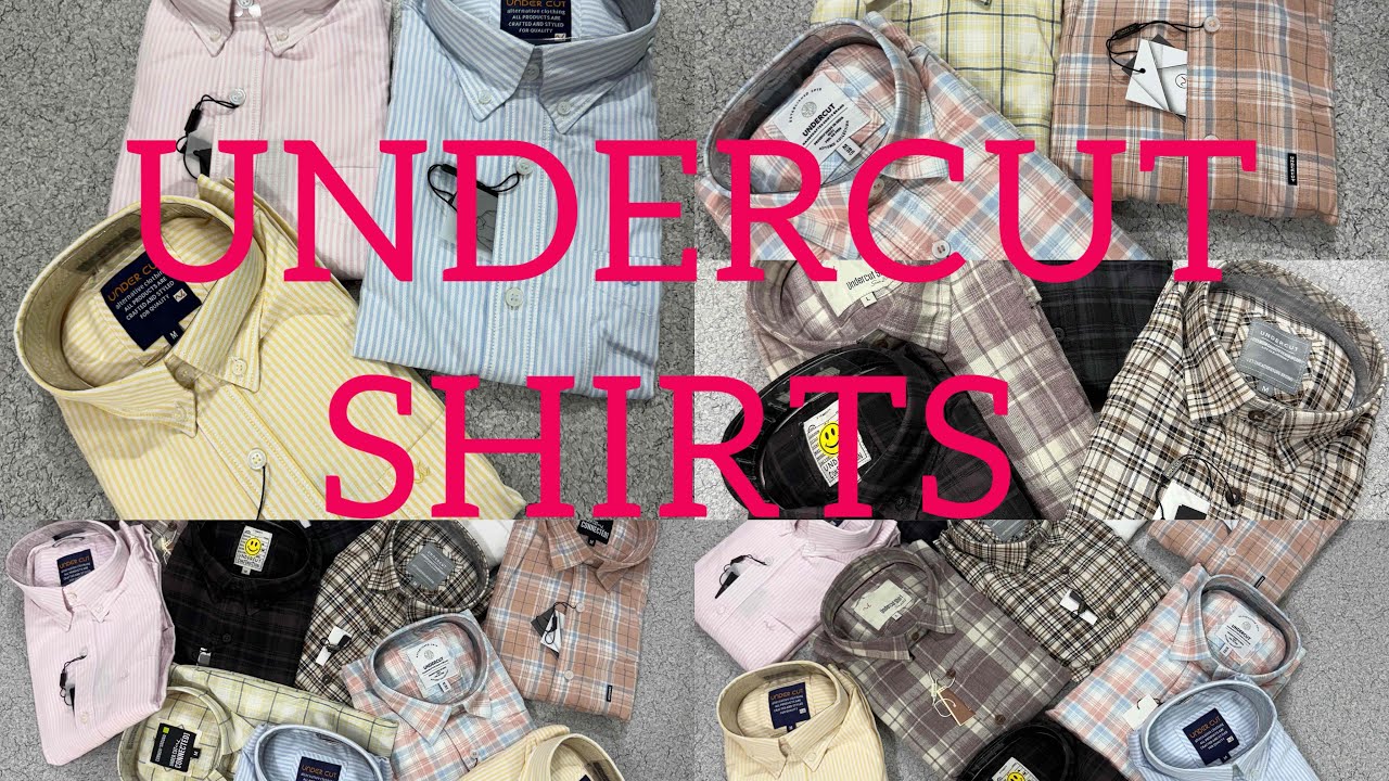 Undercut Shirts// CHECK// PLAIN // LINE SHIRTS - YouTube