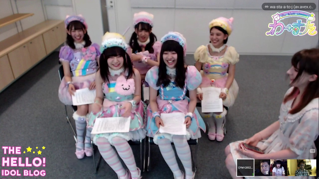 LIVE Interview with Wasuta (わーすた) (The World Standard) [YouTube Edit ...