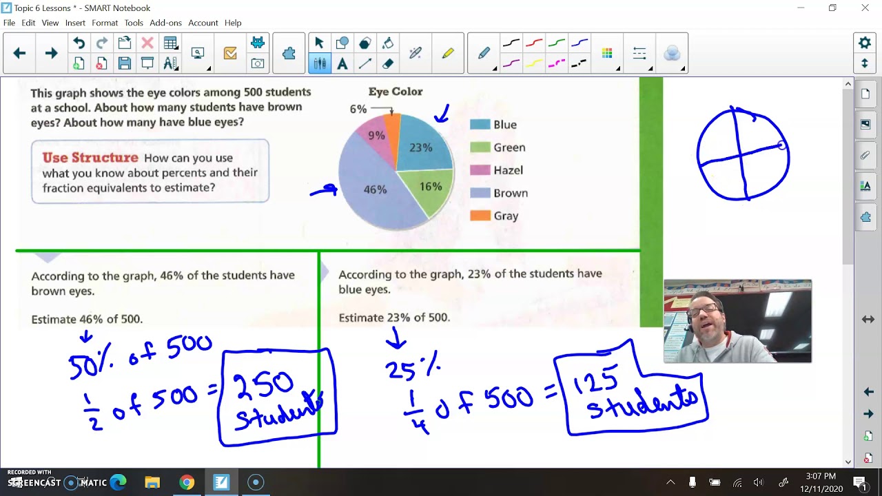 6-4 Estimate to Find Percent - YouTube