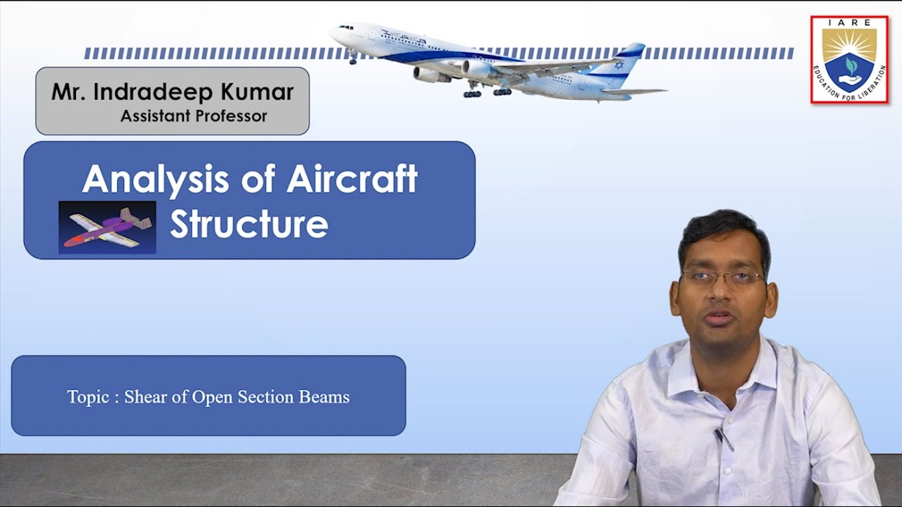 Shear of Open Section Beams by Mr. Indradeep Kumar - YouTube