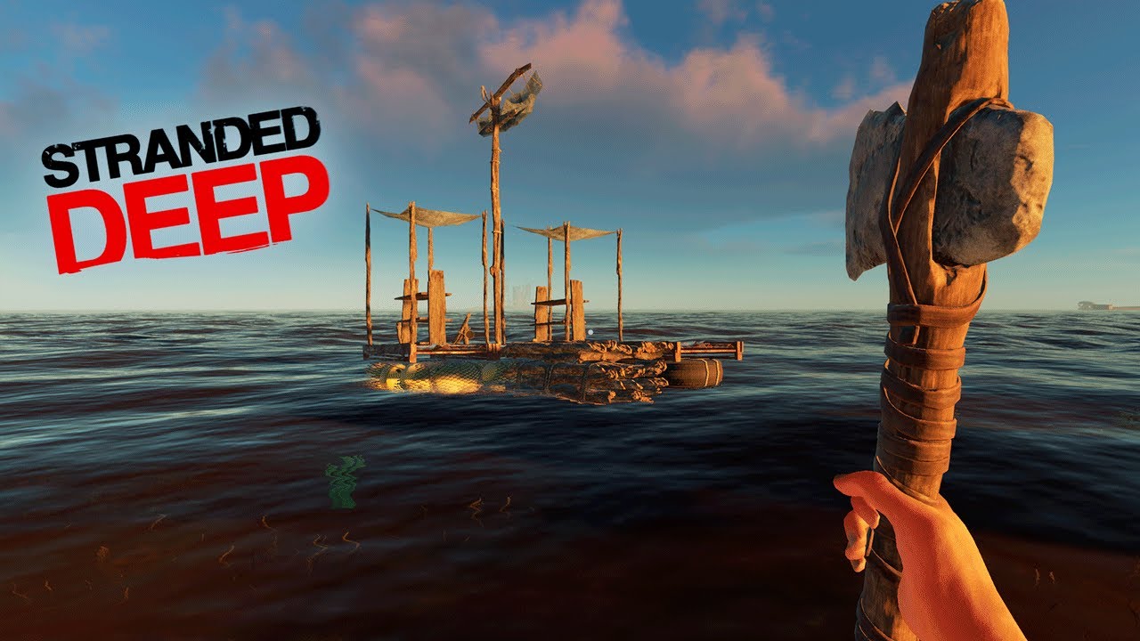 Dia 24 🏝️ Buscando Materiales para mi Balsa - Stranded Deep - Directo 9 - YouTube