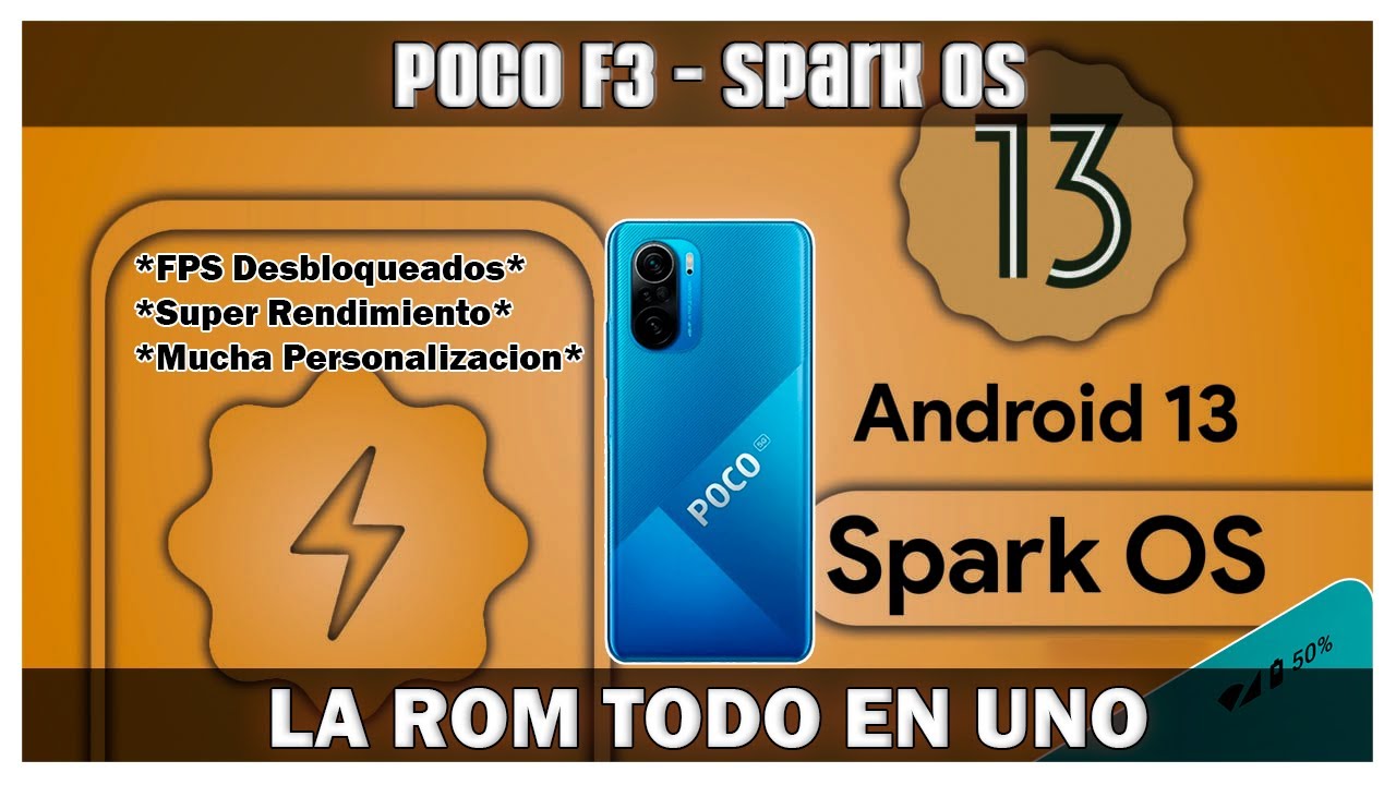 Poco F3 - SparkOS UNA ROM AOSP COMPLETA Y FUNCIONAL - Tutorial Y Review - YouTube