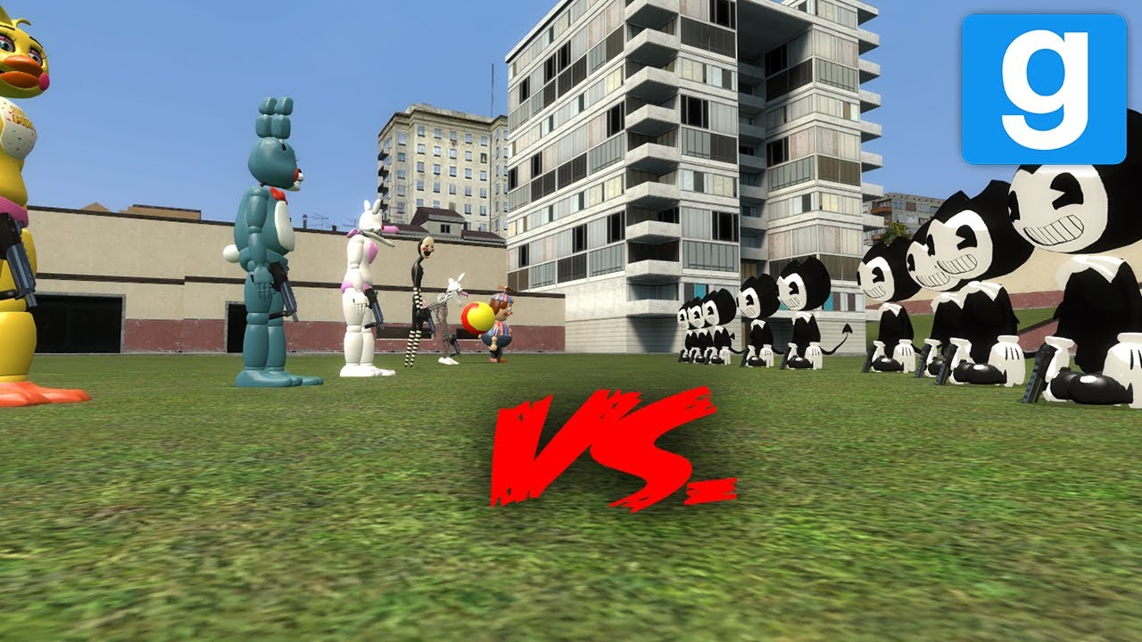 FNAF VS. BENDY! | Garry's Mod - YouTube