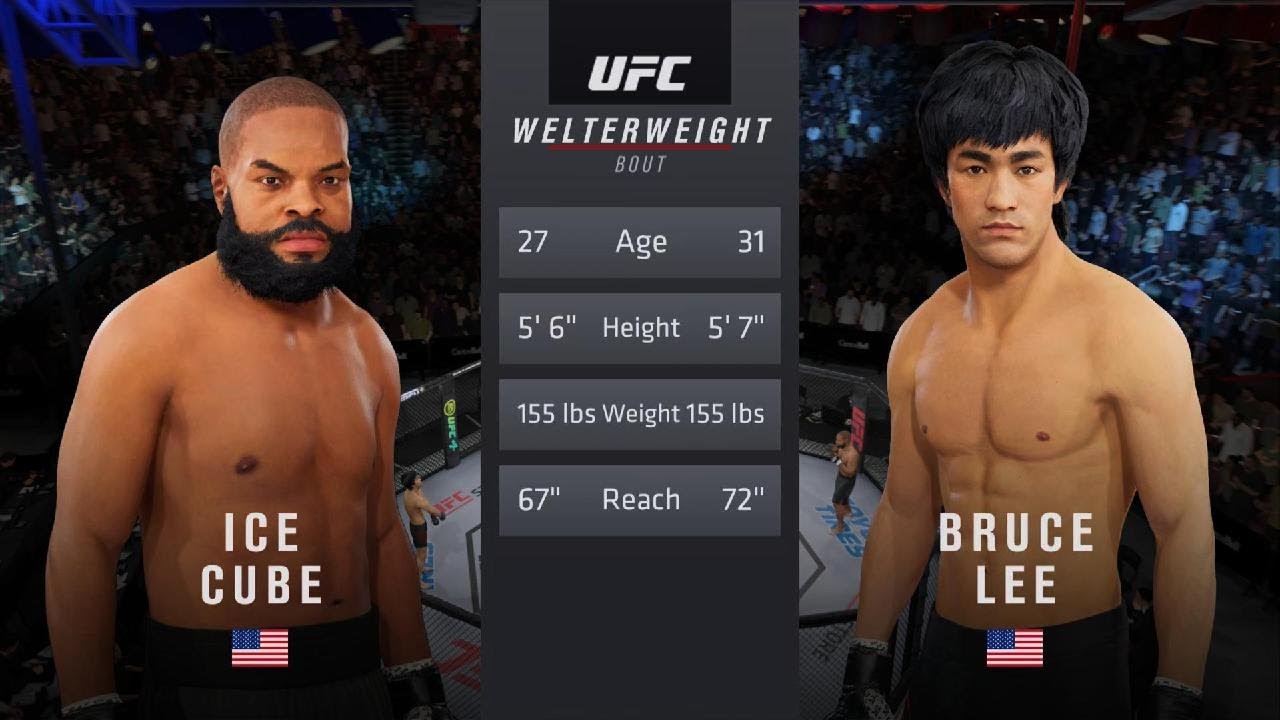 EA SPORTS UFC 4 Ice Cube 🆚 Bruce Lee - YouTube