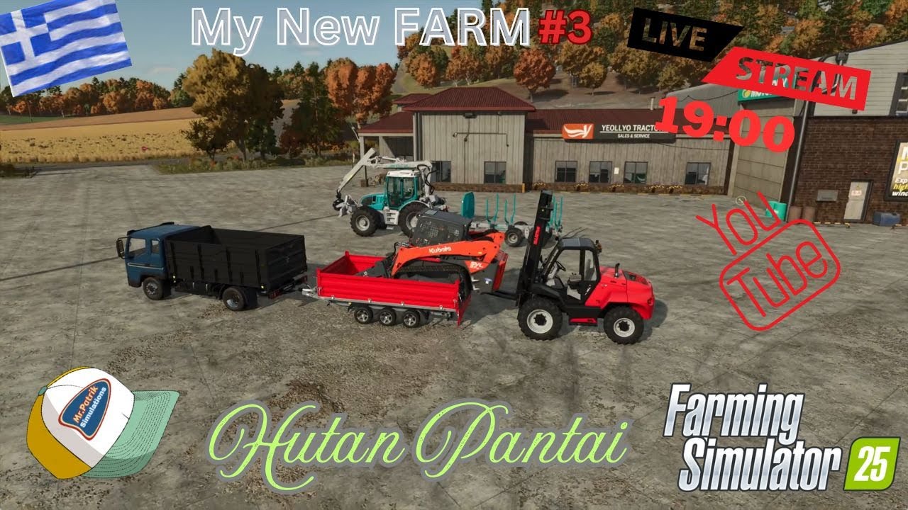 FARMING SIMULATOR 25/Η ΦΑΡΜΑ ΜΟΥ ΣΤΟ HUTAN PANTAI - GAMEPLAY ...