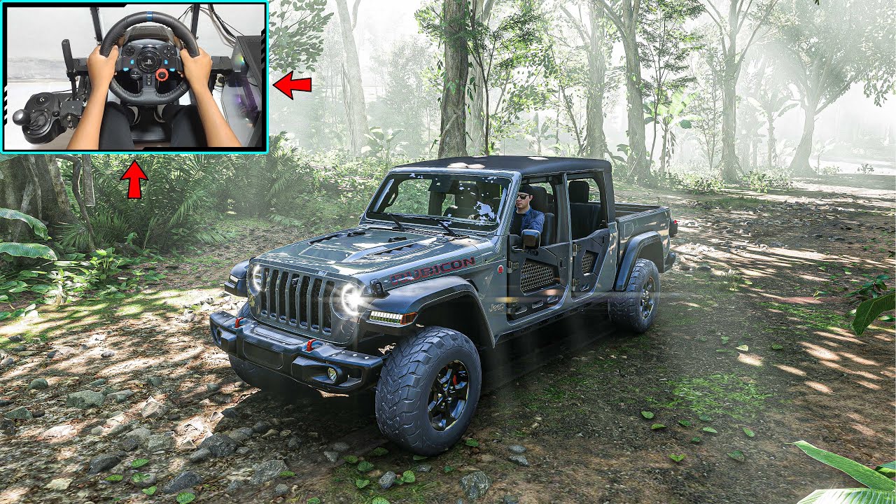 Jeep Gladiator Rubicon - Forza Horizon 5 Realistic Driving | Logitech ...