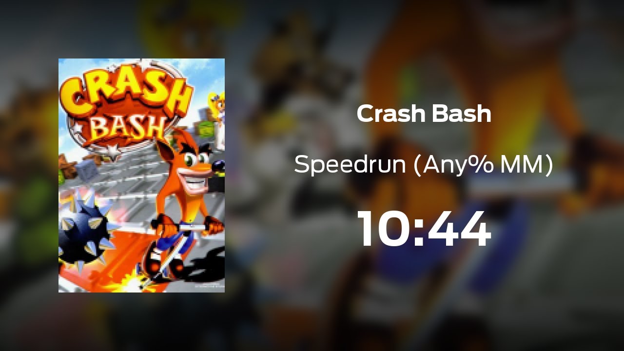 Crash Bash - Speedrun (1 Player Any% Memory Manipulation) - 10:44 [PB] - YouTube