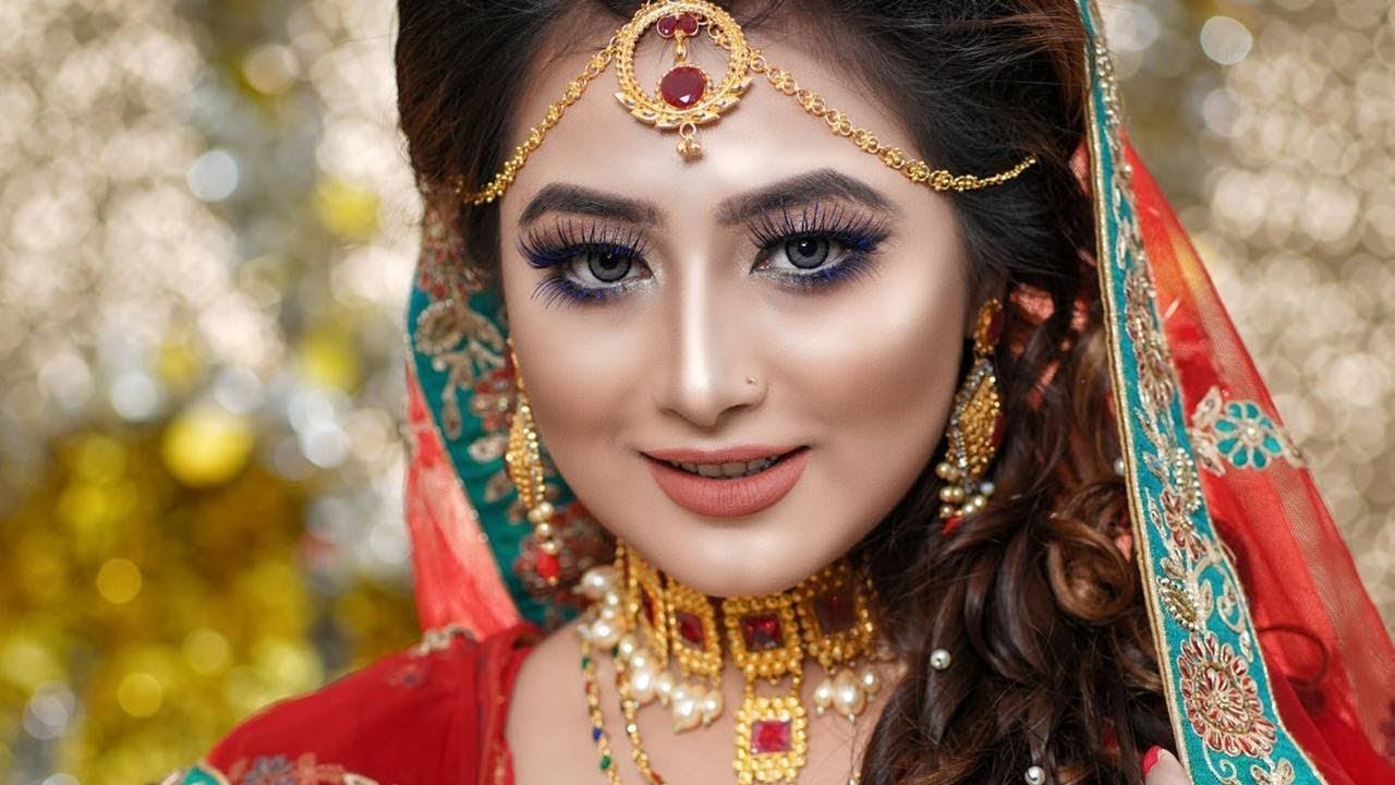 Bridal Makeup Tutorial with Natural Look - Wedding-day Makeup Artist ...