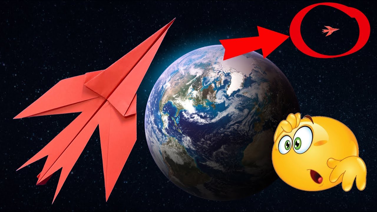 How to fold a paper airplane that flies like a real jet plane - YouTube