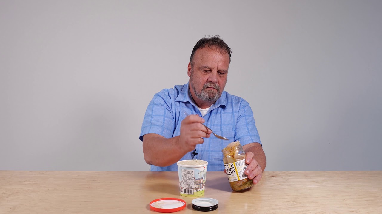 kimchi on ice cream - YouTube