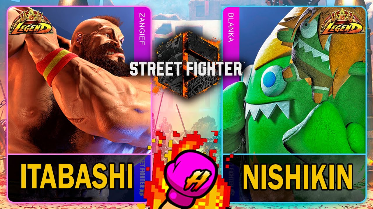 SF6 Itabashi (ZANGIEF) VS Nishikin (BLANKA)🥊Street Fighter 6🥊スト6🥊4K 60 ...
