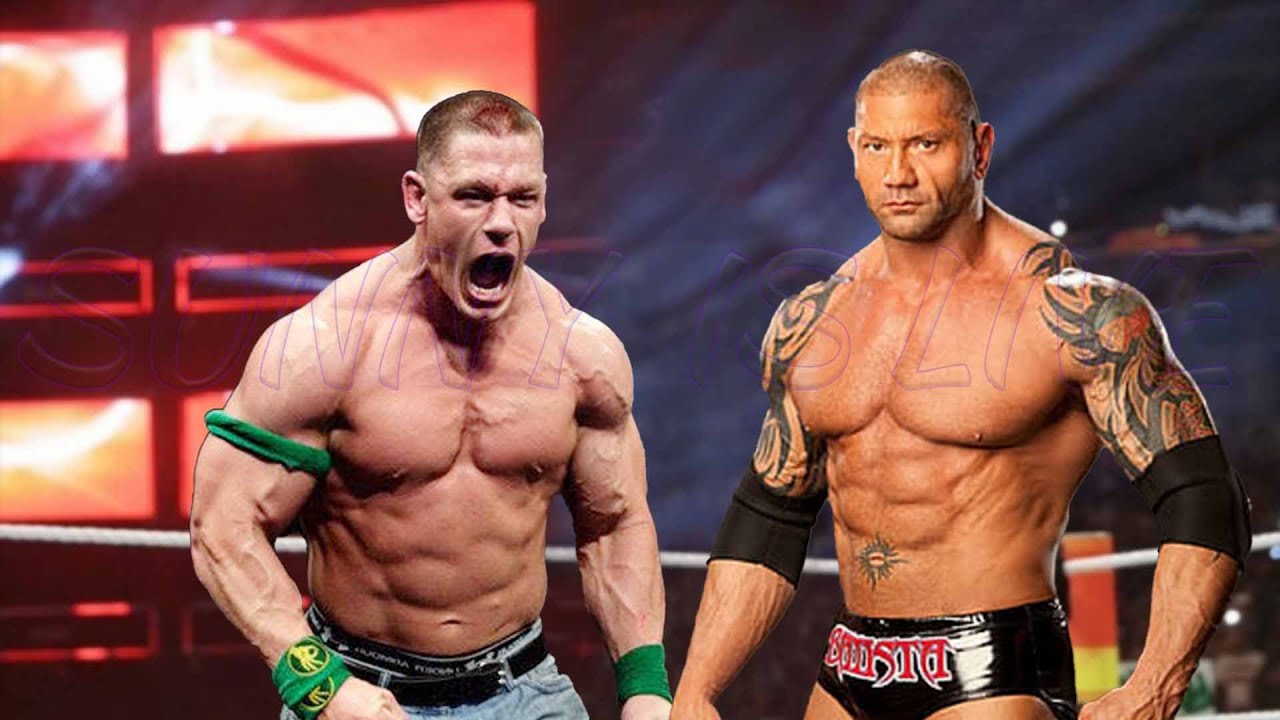 John Cena vs Batista Match - YouTube