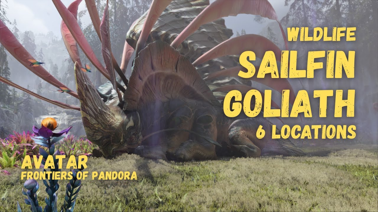 All Sailfin Goliath locations • Avatar: Frontiers of Pandora • 4K ...