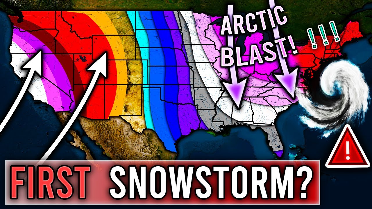Severe Cold + Nor' Easters to combine and bring first Snowstorm? - YouTube