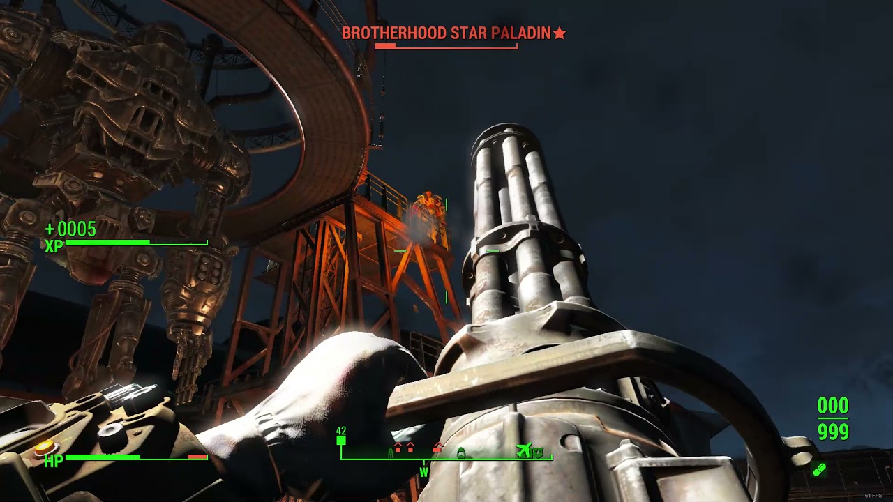 Fallout 4 Explosive Minigun is OP - YouTube