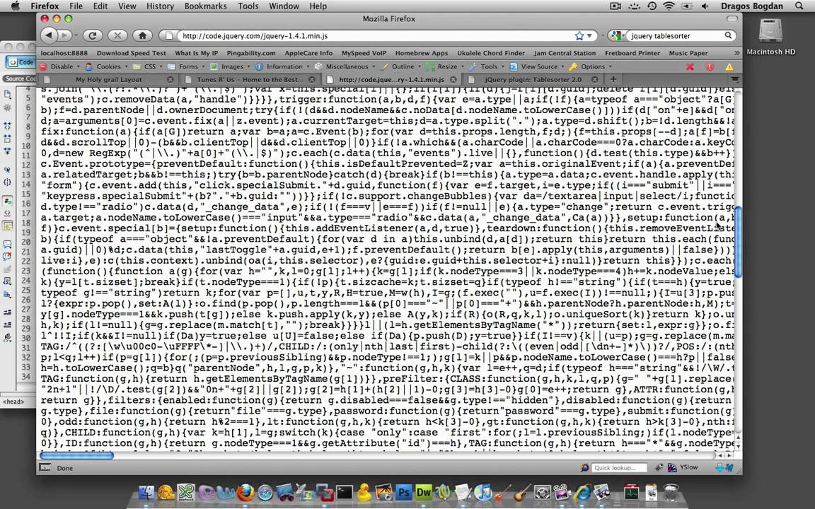 2044 Finding And Attaching The Jquery Tablesorter Plug In Youtube