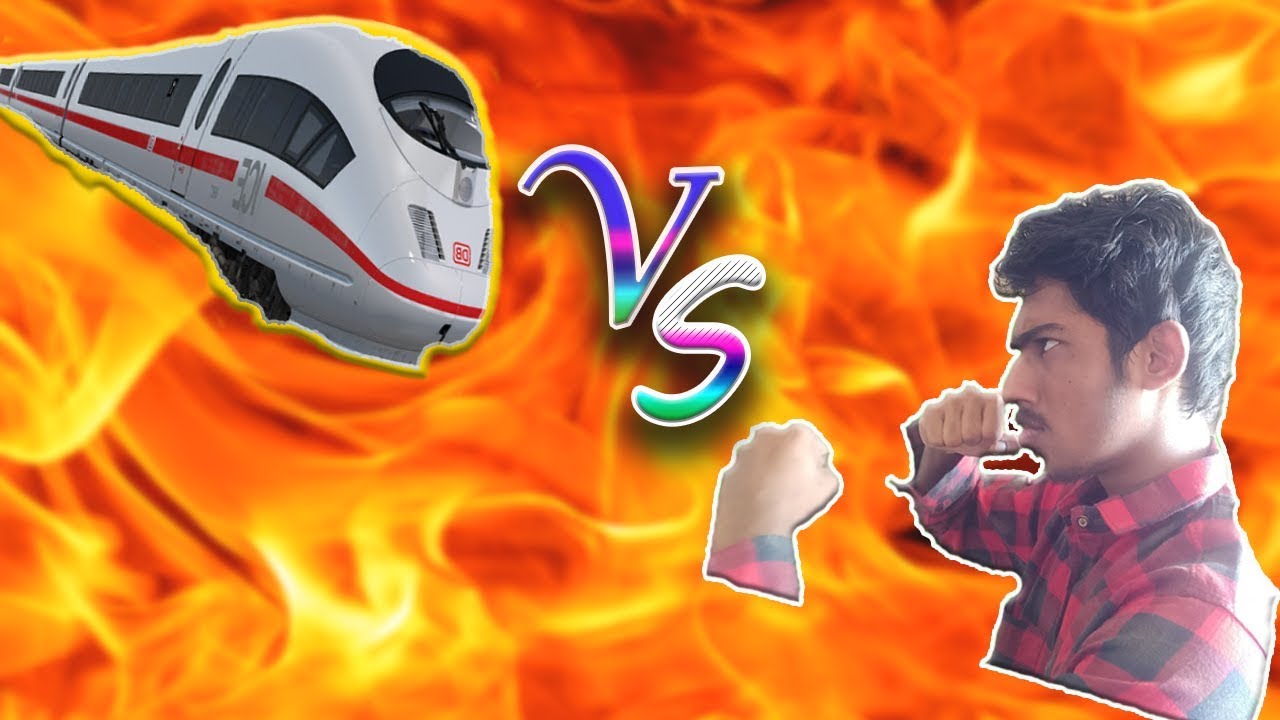 Train vs Me | How To Fight With Train | Greatest Train Experiments on ...
