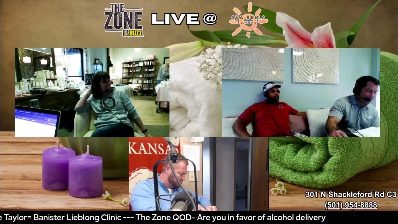 The Zone with Justin Acri and DJ Williams is LIVE from Ava Bella Day Spa! - YouTube