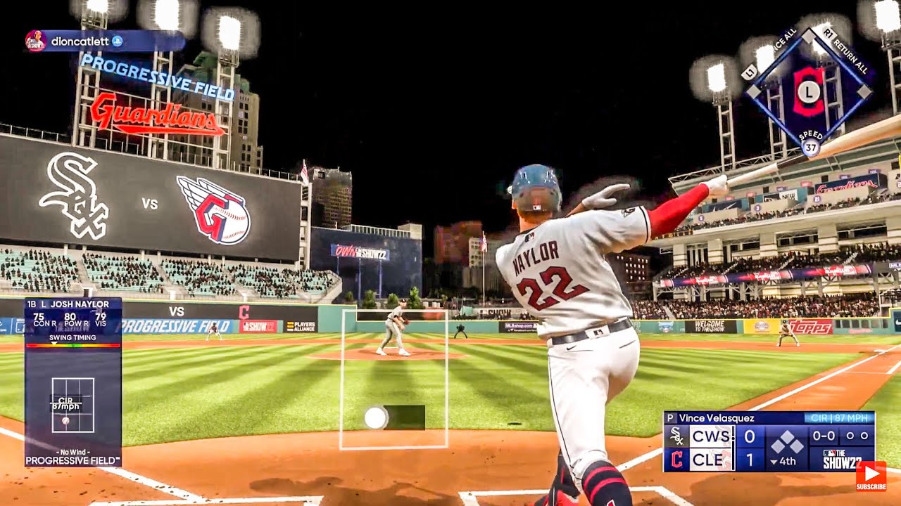 Josh Naylor Walk Off! MLB The Show 22 Online Gameplay - Guardians vs ...