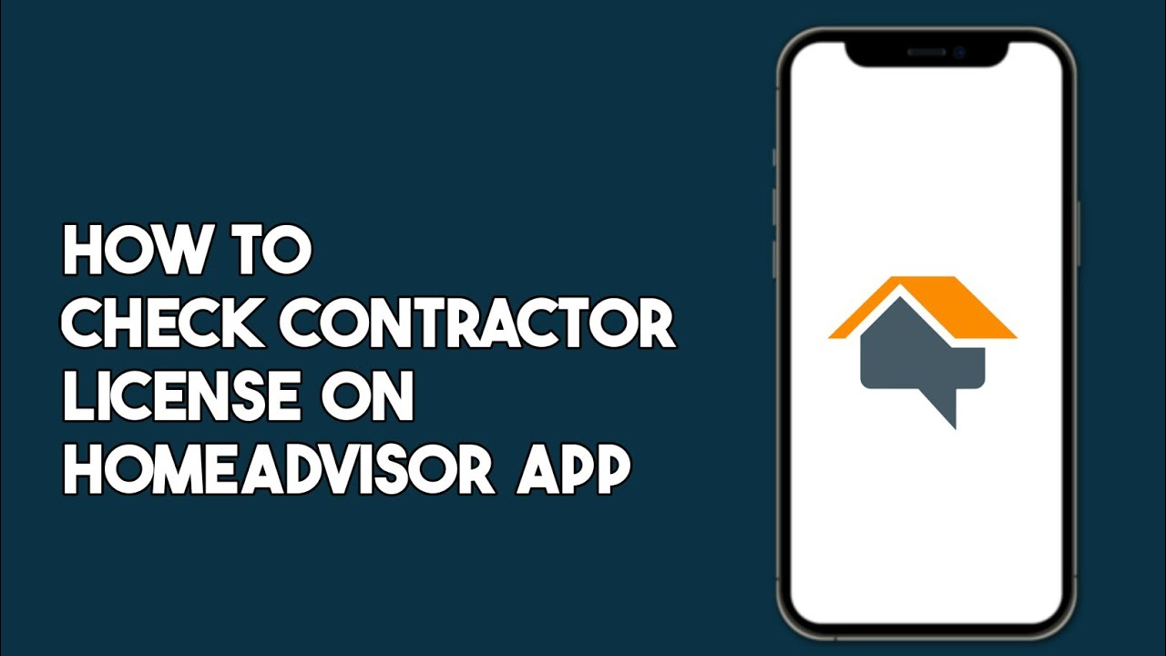 How to Check Contractor License on HomeAdvisor - YouTube