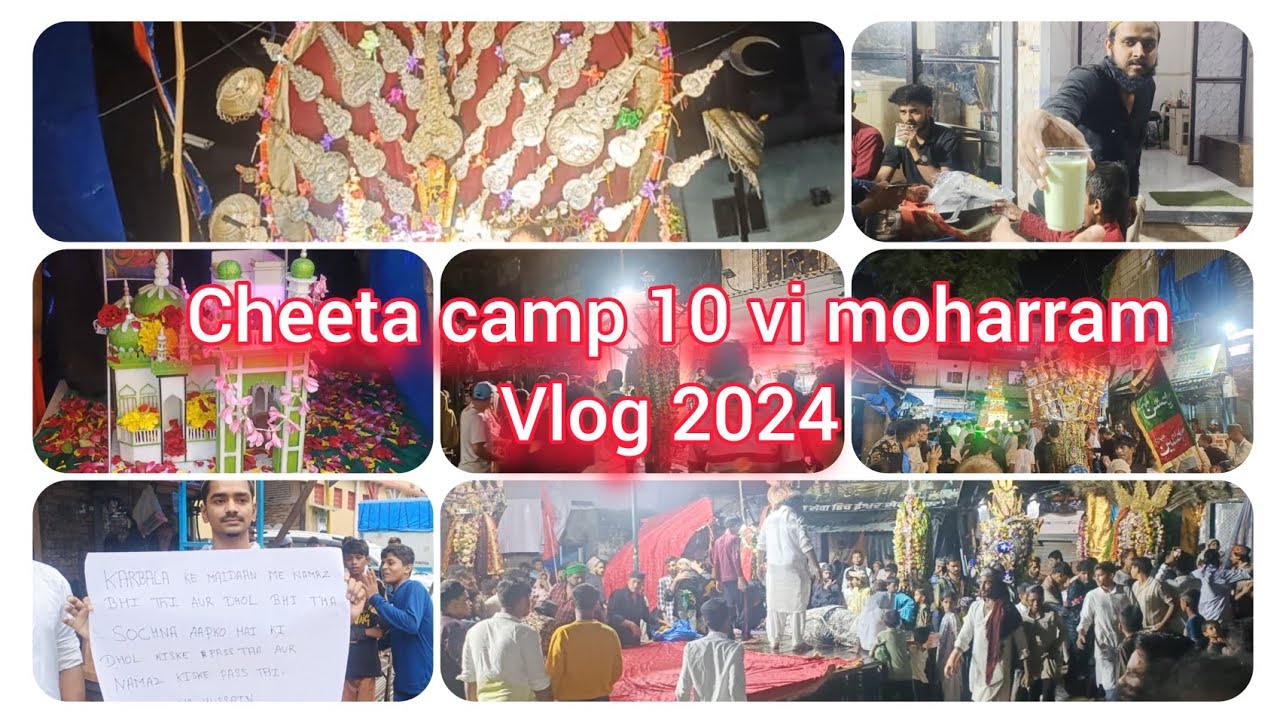 full Mumbai cheeta camp 10 vi moharram ronak and khurafat vlog 17 /07 ...