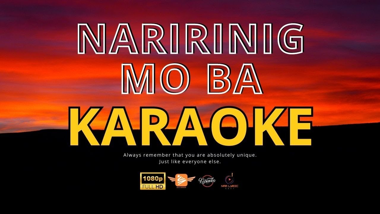 Naririnig Mo Ba - Morisette Amon ( KARAOKE VERSION ) - YouTube