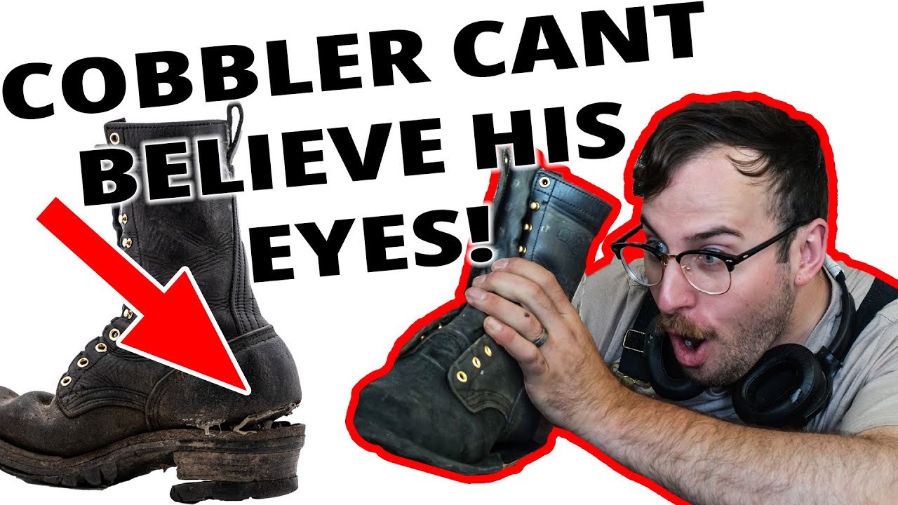 Boot Completely SEPARATING - Gnarled Old Work Boot Rebuild - YouTube