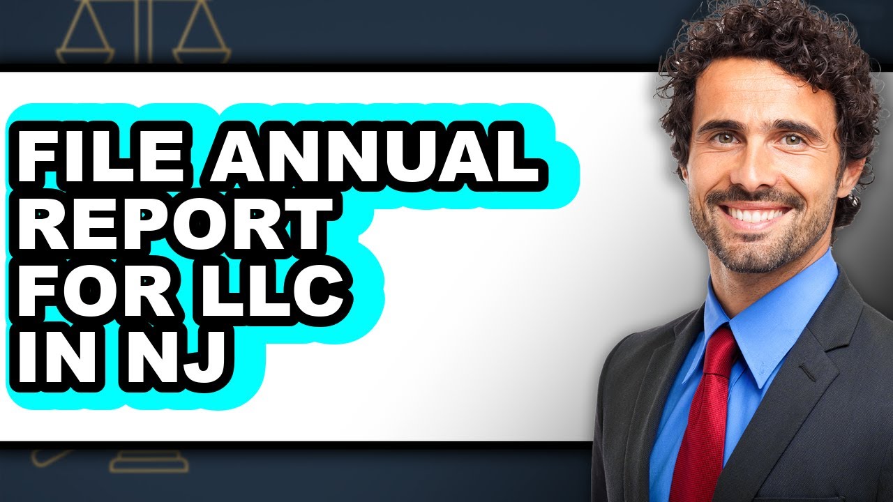 How to File Annual Report for LLC in NJ (Easy Method) - YouTube