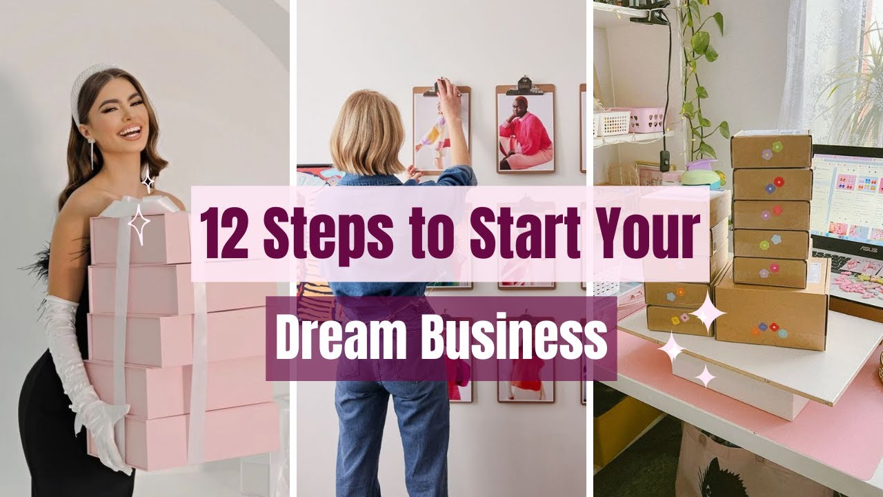 How to Start a Small Business | 12 Step-by-Step Guide 🌟 - YouTube