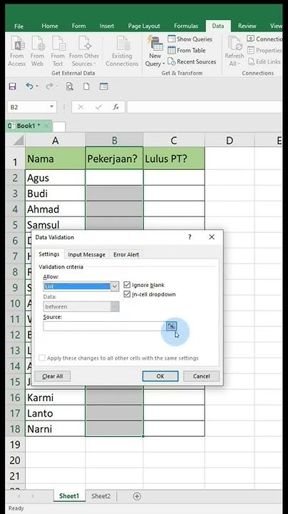 How To Make Drop Down List In Excel Shorts Dropdownlist Excel Exceltips Youtube
