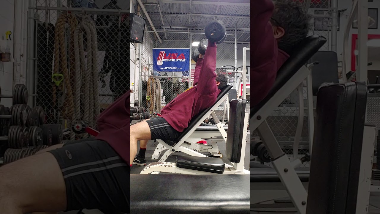 Incline bench 60 set 2 - YouTube