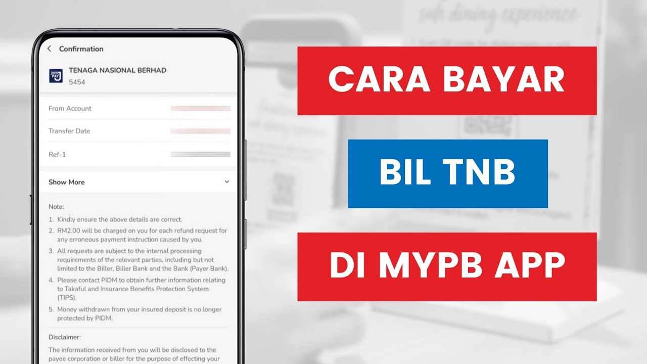 Cara Bayar Bil TNB Dari Akaun Public Bank Melalui Aplikasi MyPB Secara JomPAY l PB engage - YouTube