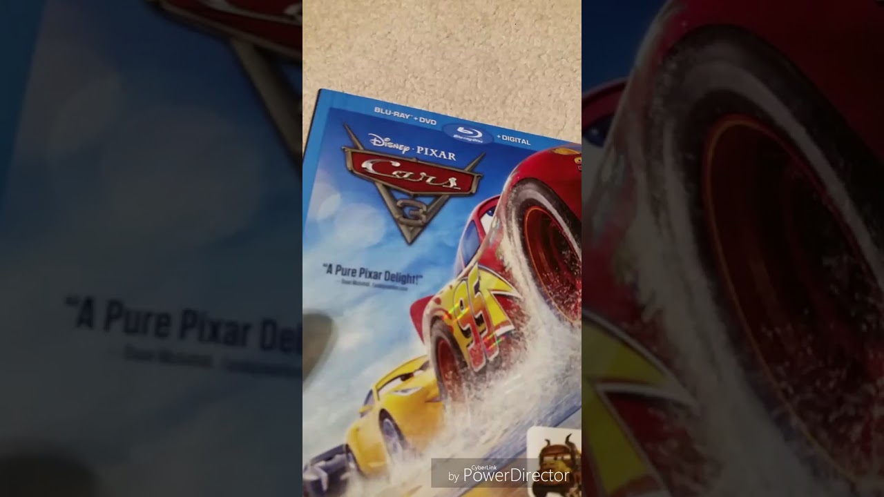 Cars 3 Blu Ray Unboxing - YouTube