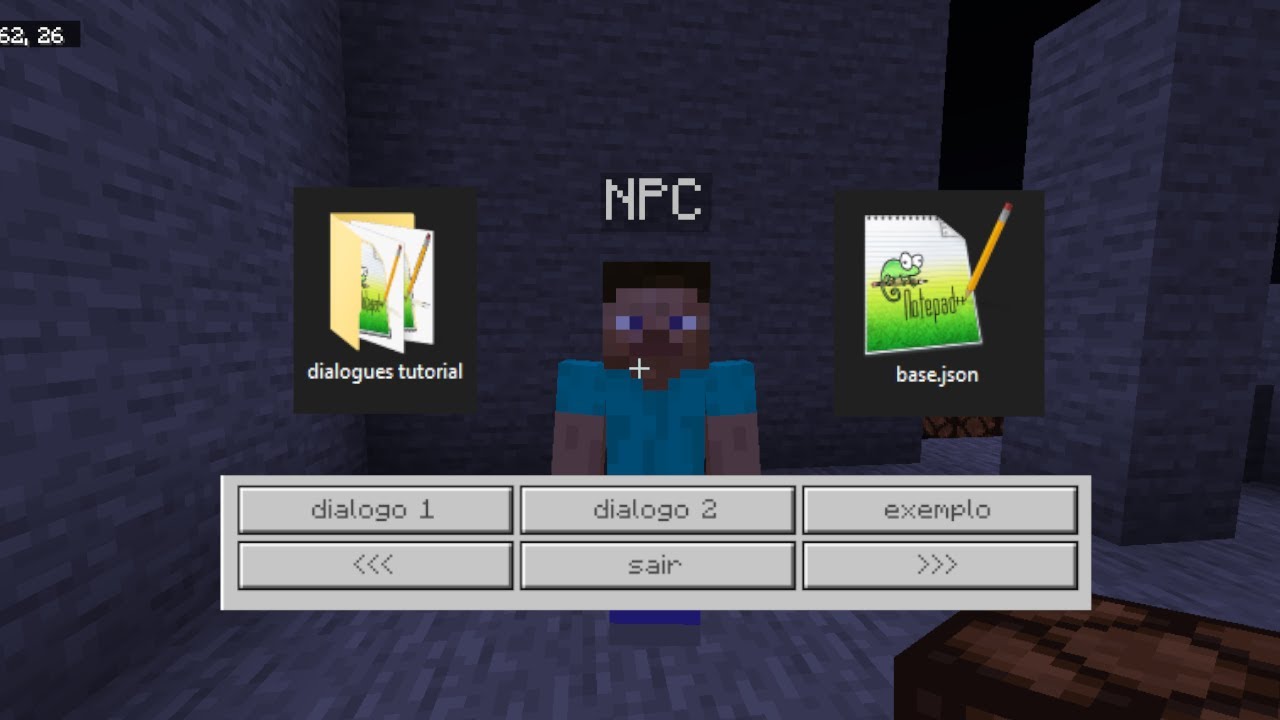 como fazer diálogos com resposta no NPC - minecraft bedrock - YouTube