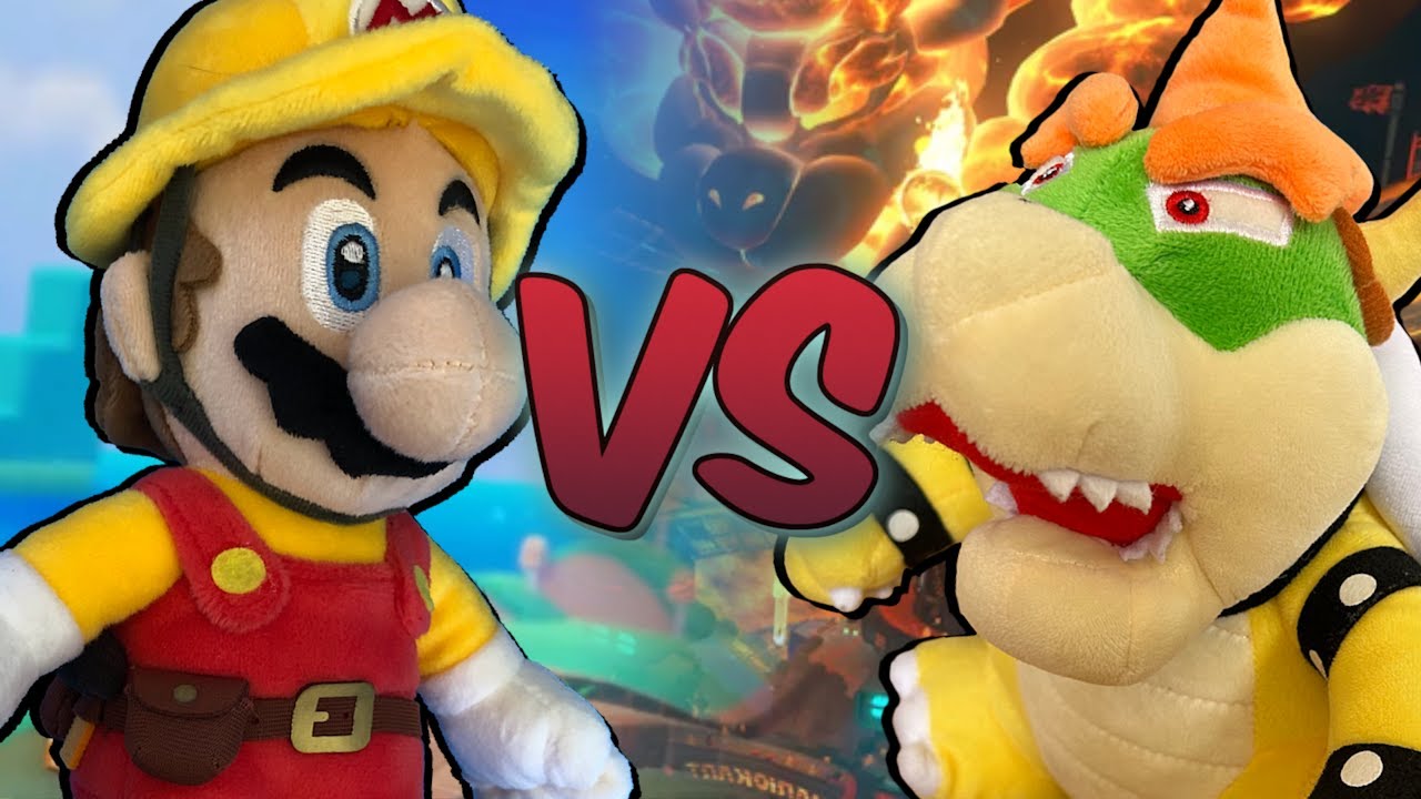 Mario VS Bowser - Super Smash Bros. Plush - YouTube