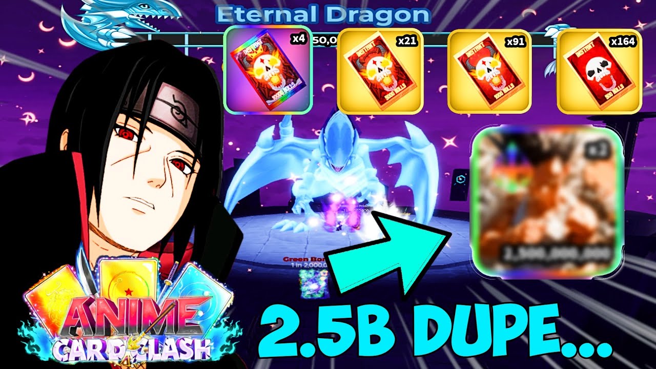 I Pulled A 2.5 BILLION Duplicate In Anime Card Clash... 😭 & Destroying ...