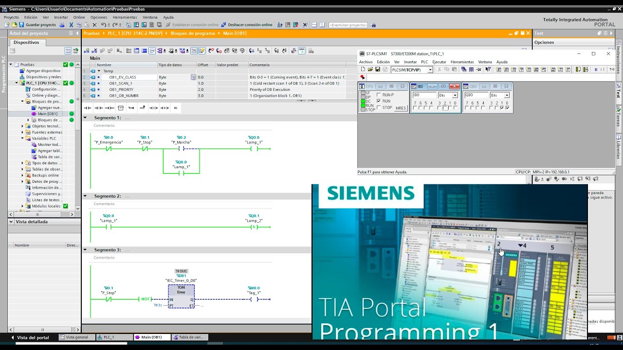 Arranque Directo utilizando Operaciones Lógicas con Bits-TIA PORTAL ...