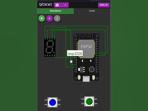Contador de 0 a 9 simulada en Wokwi, utilizando la placa ESP32 y micropython (Parte 1) - YouTube