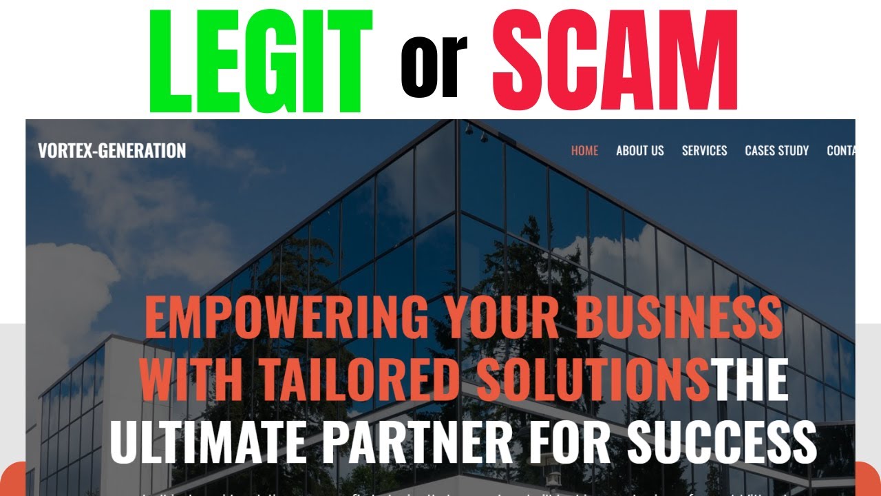 Vortex Generation Digital Company Review: Real or Fake? - YouTube