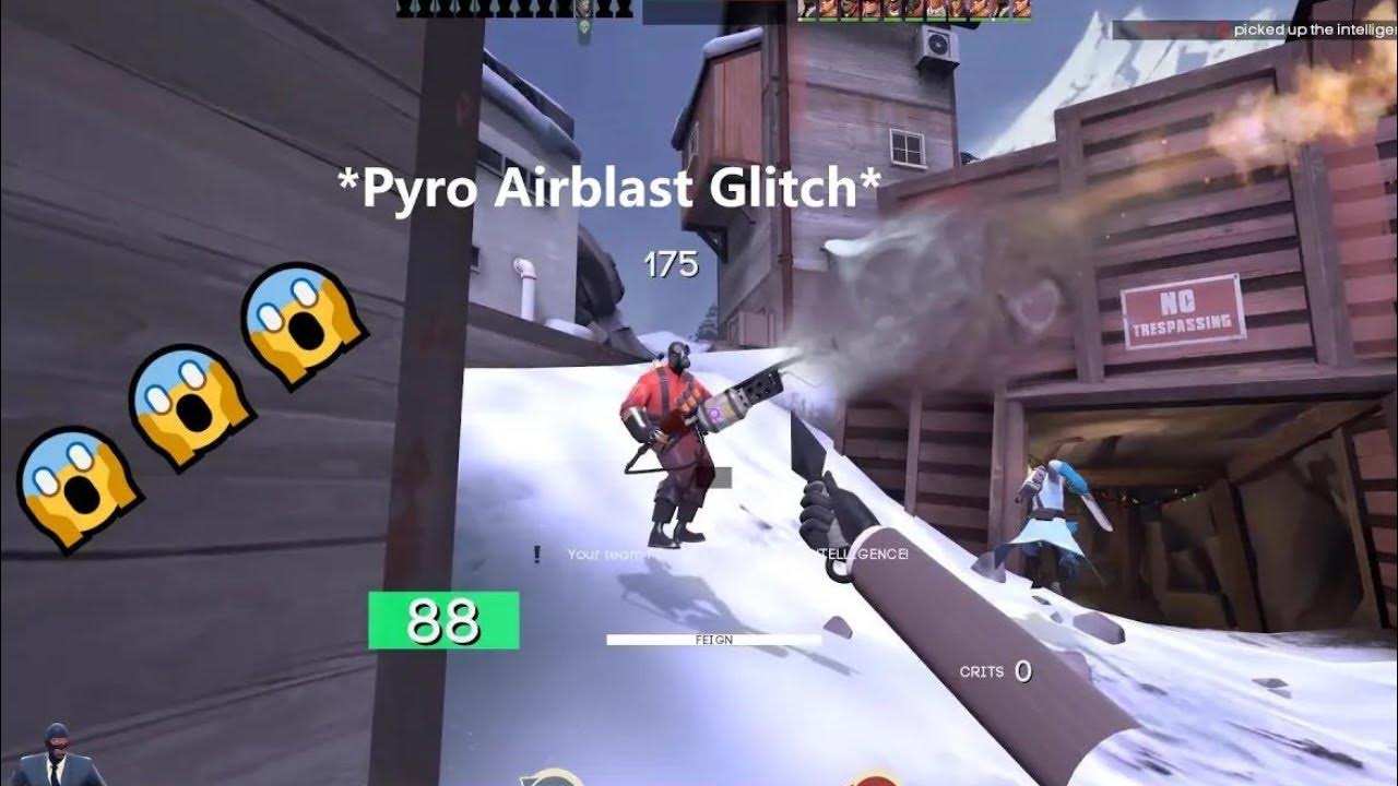 TF2 - Pyro Super Airblast Glitch (No Commentary) - YouTube