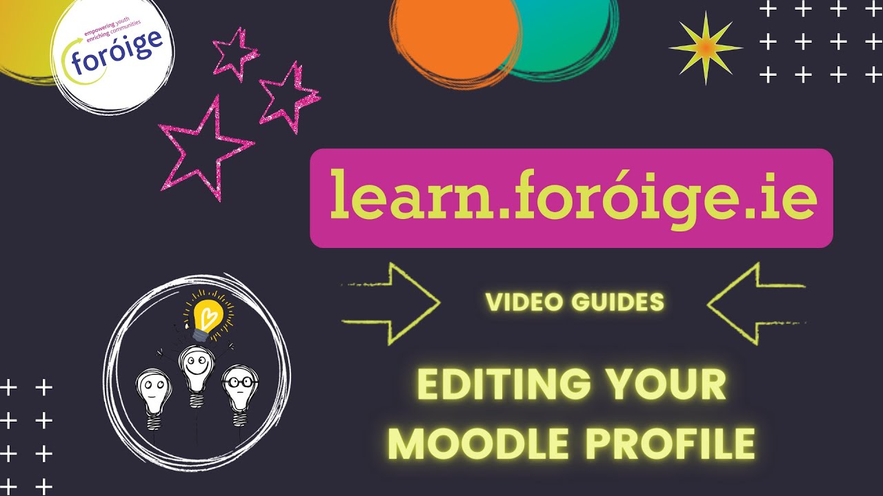 2. Completing Your Moodle Profile (OLD) - YouTube