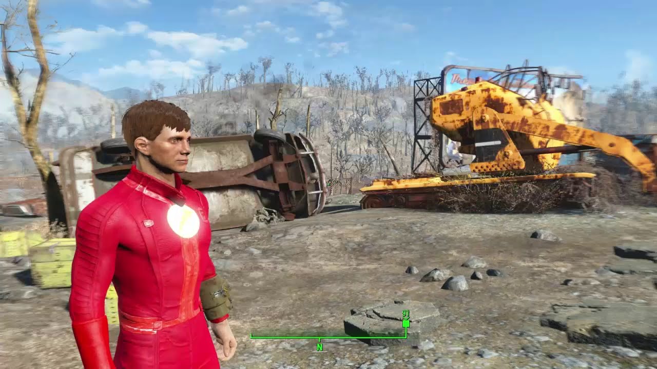 Fallout 4: Mods - The Flash's Suit - YouTube