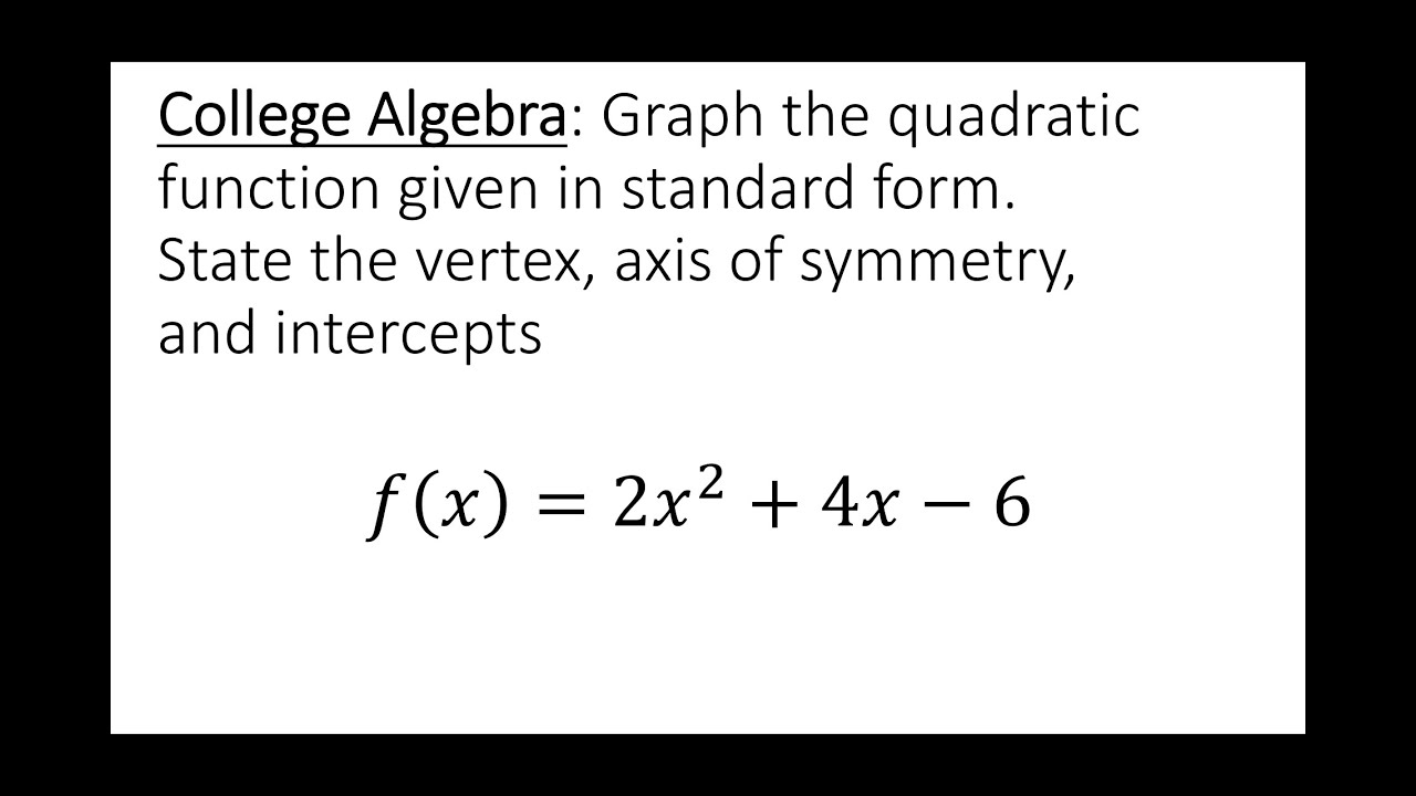 College Algebra A Lot Of Students Still Struggle With Graphing This